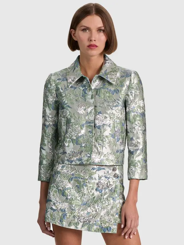 Alice + Olivia Weston Cropped Jacket