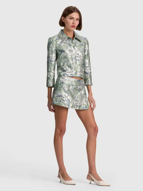 Alice + Olivia Weston Cropped Jacket