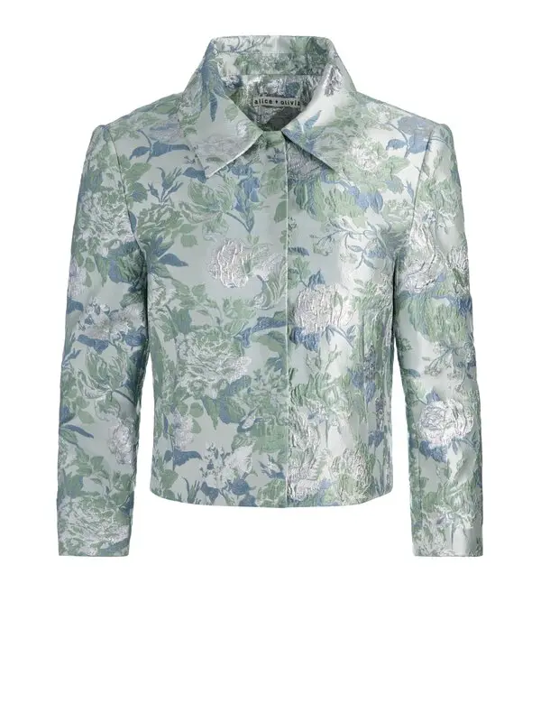 Alice + Olivia Weston Cropped Jacket