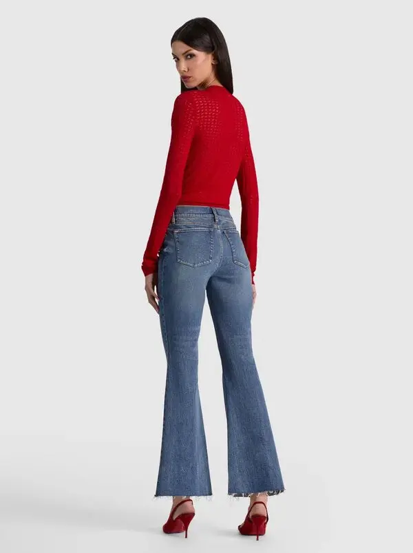Alice + Olivia Carson Pointelle Cardigan