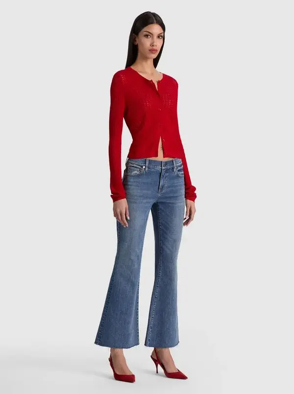 Alice + Olivia Carson Pointelle Cardigan