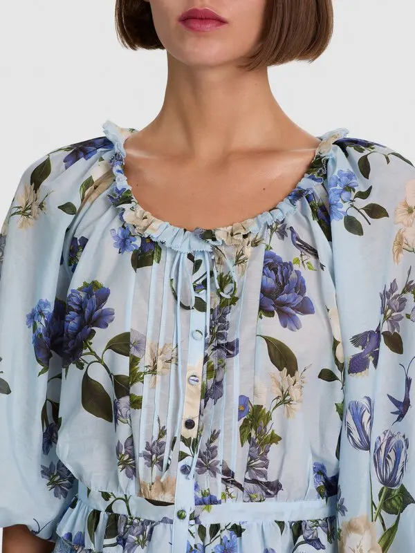 Alice + Olivia Mclaine Cropped Blouse