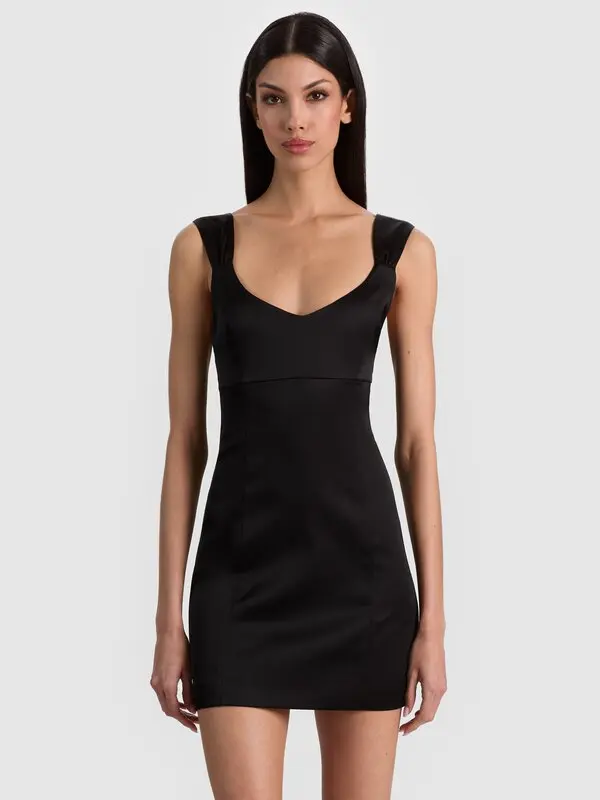 Alice + Olivia Renee Fitted Mini Dress