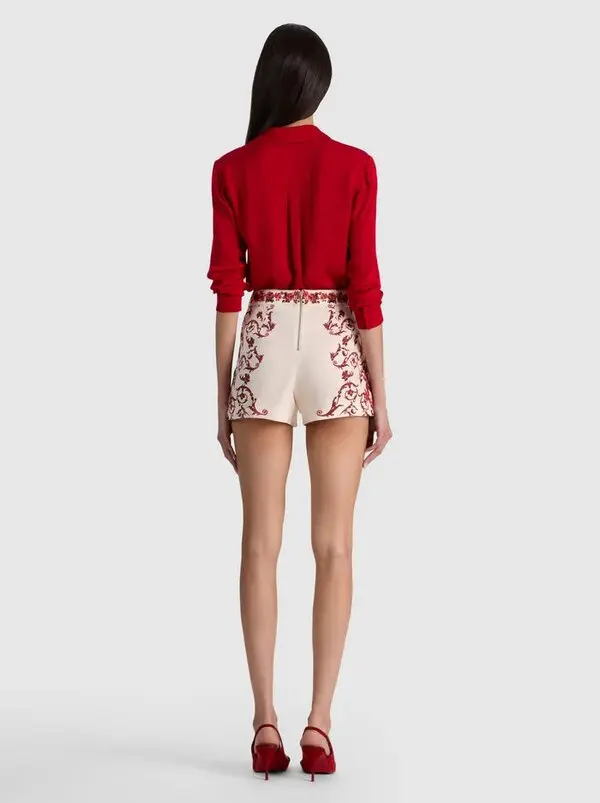 Alice + Olivia Hera Linen Short