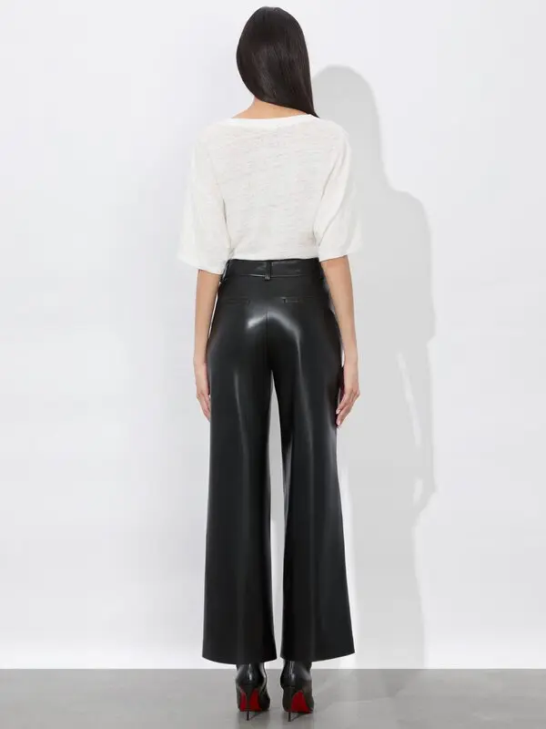Alice + Olivia Alexander Vegan Trouser