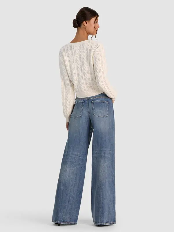 Alice + Olivia Doris Puff Sleeve Cardigan