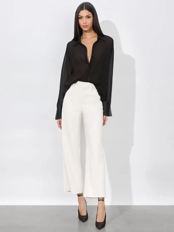 Alice + Olivia Alexander Vegan Trouser