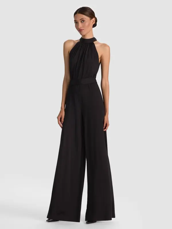Alice + Olivia Thelma Wide Leg Jumpsuit