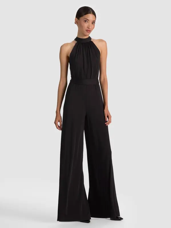 Alice + Olivia Thelma Wide Leg Jumpsuit