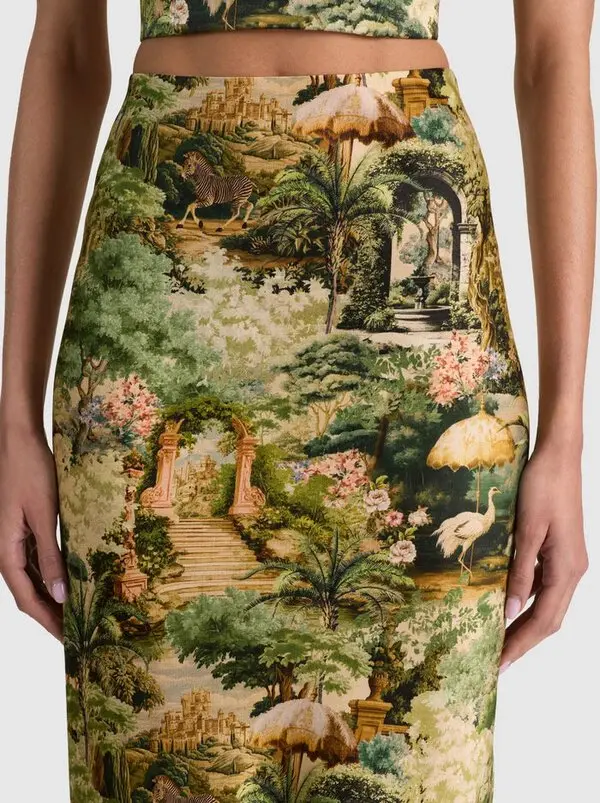 Alice + Olivia Maeve Slip Skirt
