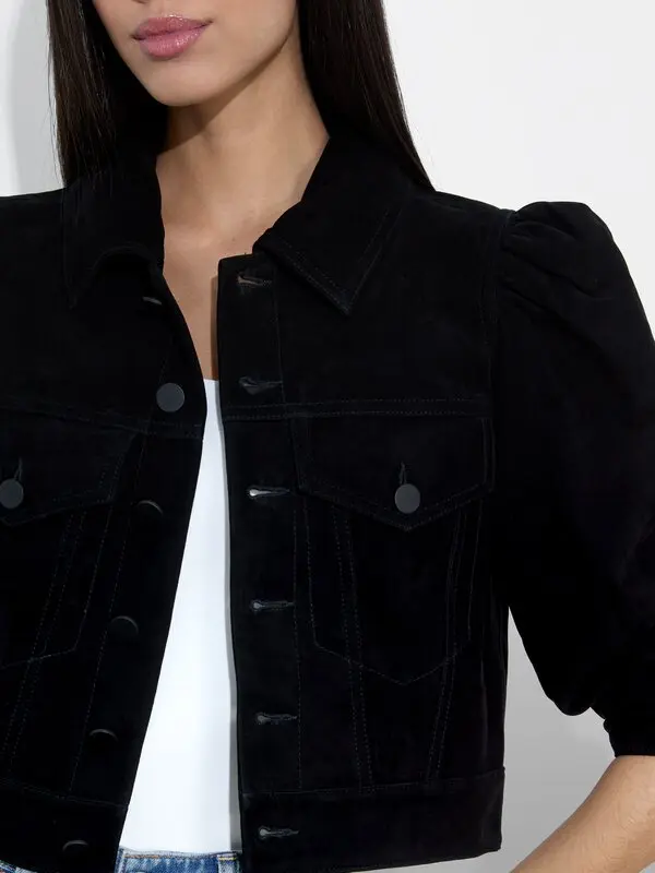 Alice + Olivia Lana Suede Jacket