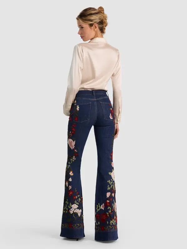Alice + Olivia Beautiful Embellished Jean