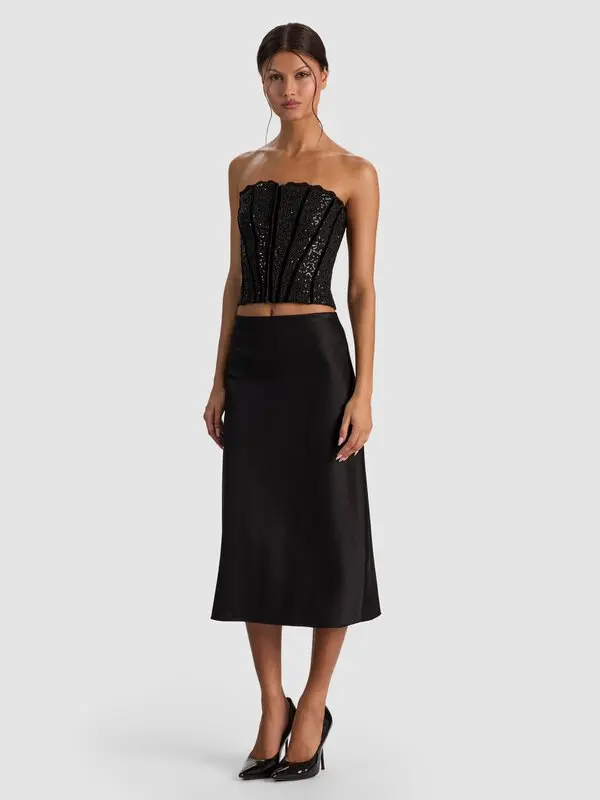 Alice + Olivia Cosette Strapless Longline Corset