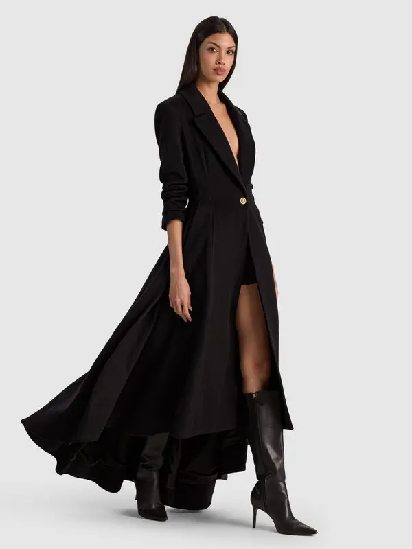 Alice + Olivia Cheshire Single Breasted Coat