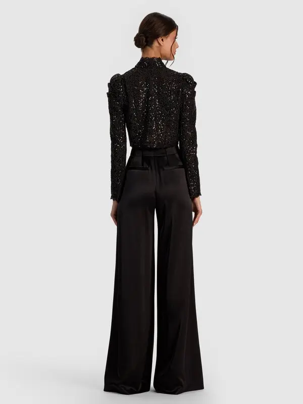 Alice + Olivia Thomasina Embellished Lace Jacket