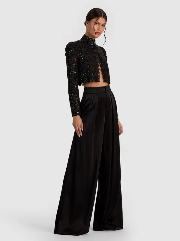 Alice + Olivia Thomasina Embellished Lace Jacket