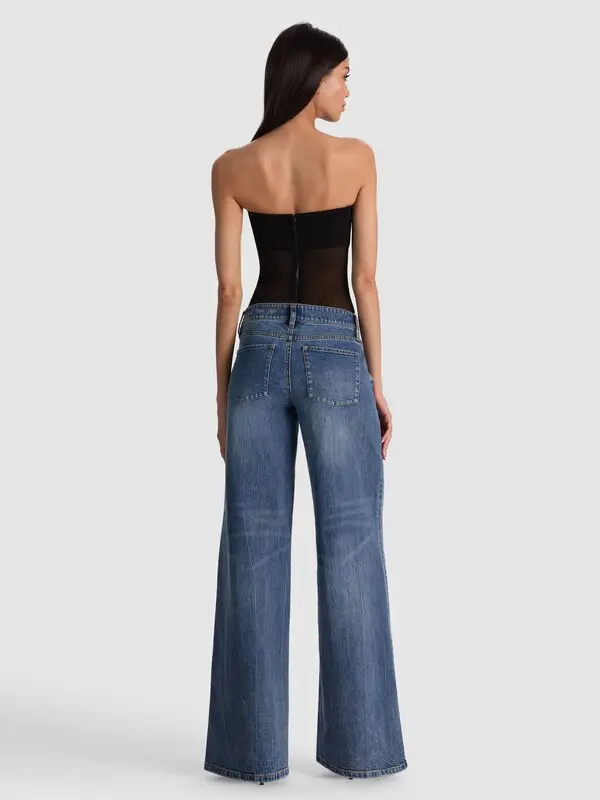 Alice + Olivia Bandeau Strapless Bodysuit