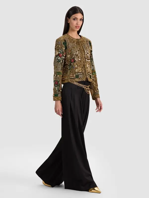 Alice + Olivia Kidman Embellished Jacket