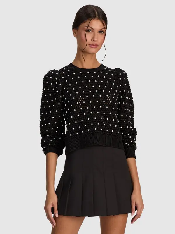 Alice + Olivia Joan Pearl Pullover