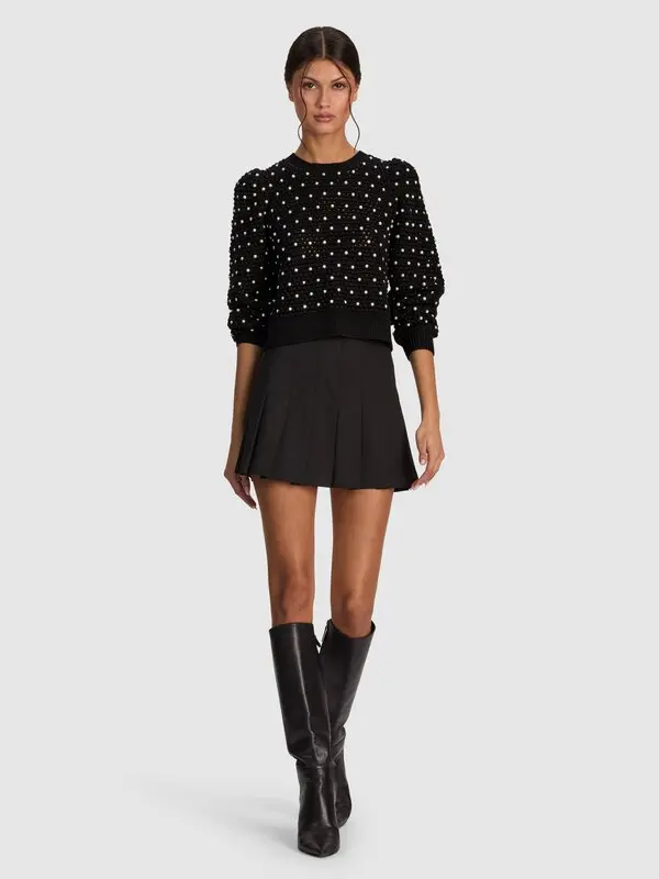 Alice + Olivia Joan Pearl Pullover