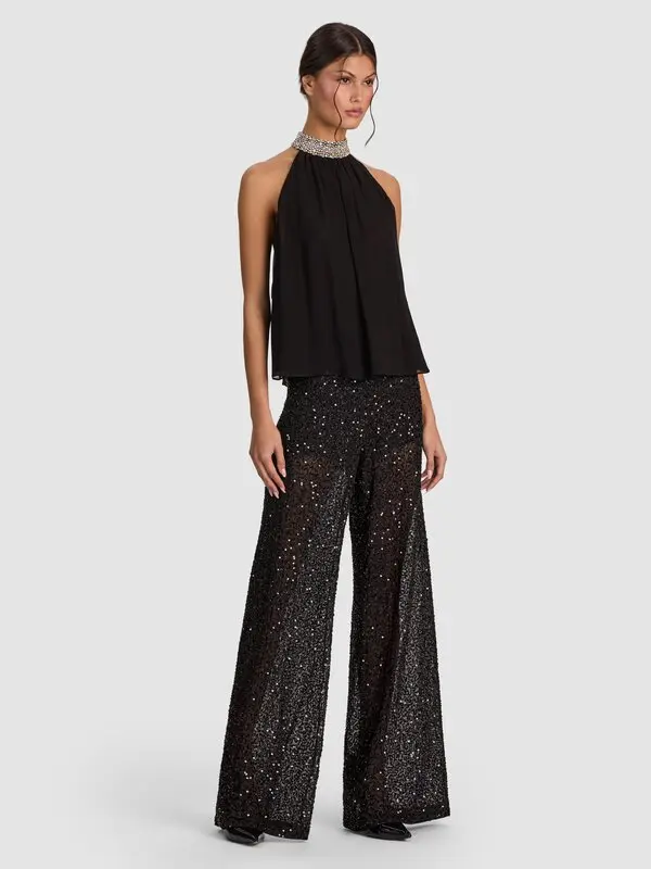 Alice + Olivia Athena Sequin Pant