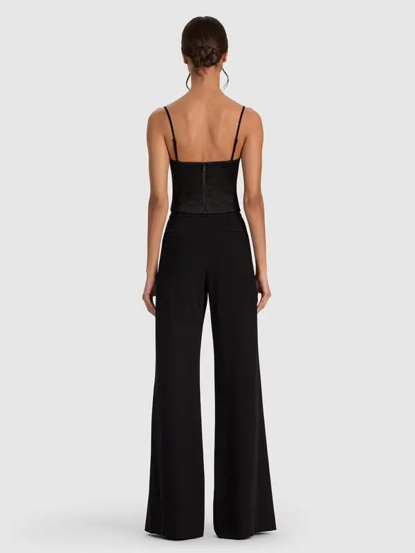 Alice + Olivia Nila Lace Corset Top