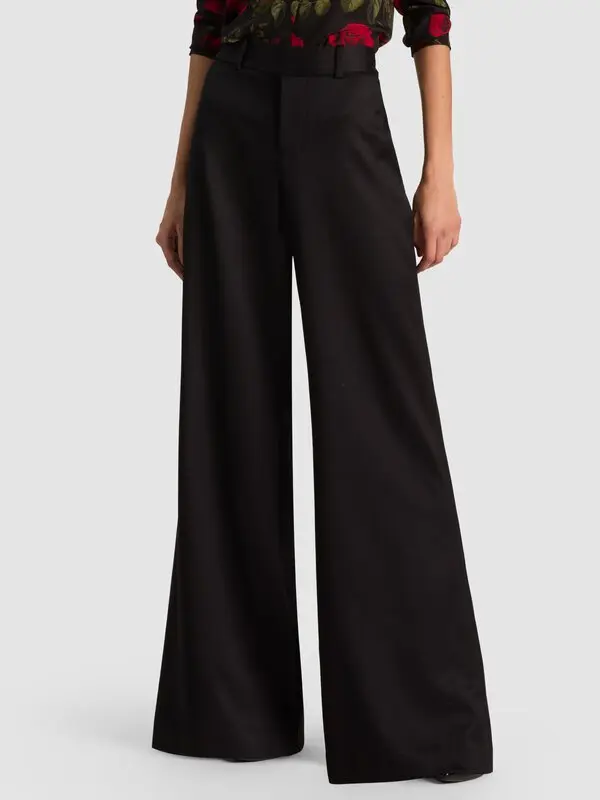 Alice + Olivia Shane Wide Leg Pant