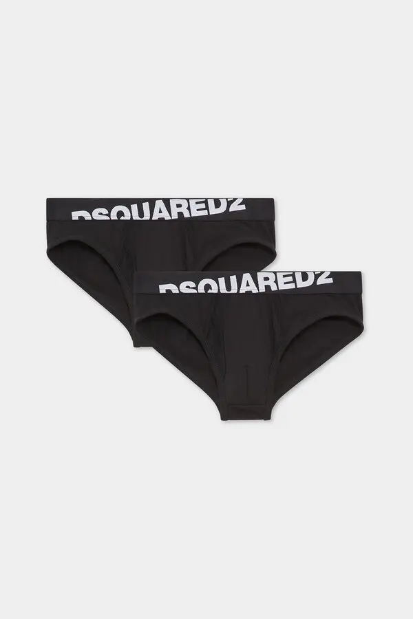 Dsquared2 Basic Brief Twin Pack - Black