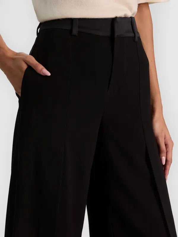 Alice + Olivia Wade Open Pleat Trouser