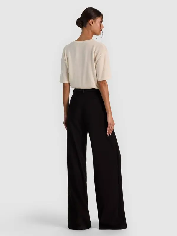 Alice + Olivia Wade Open Pleat Trouser