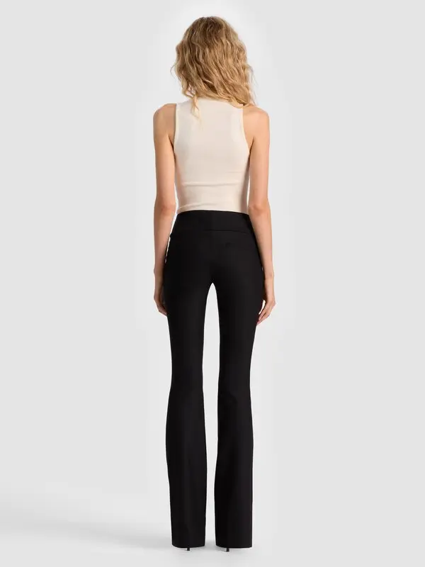 Alice + Olivia Olivia Wool Bootcut Pant