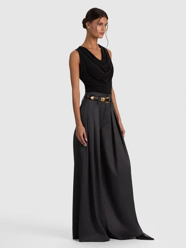 Alice + Olivia Jacqueline Cowl Neck Tank