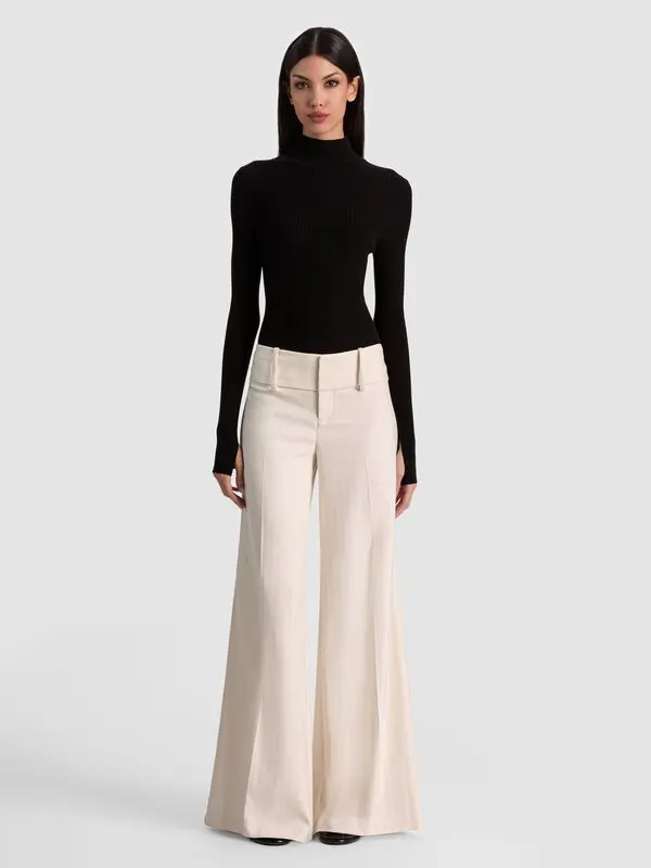 Alice + Olivia Roberta Ribbed Turtleneck