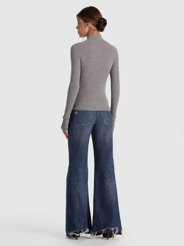 Alice + Olivia Roberta Wool Turtleneck