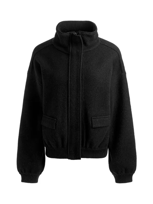 Alice + Olivia Stuart Slouchy Zip Front Anorak
