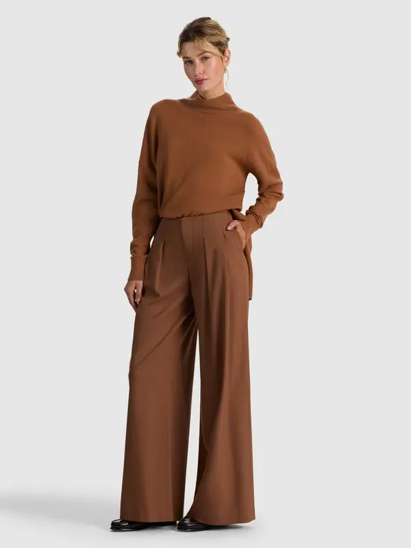 Alice + Olivia Elias Double Pleat Trouser