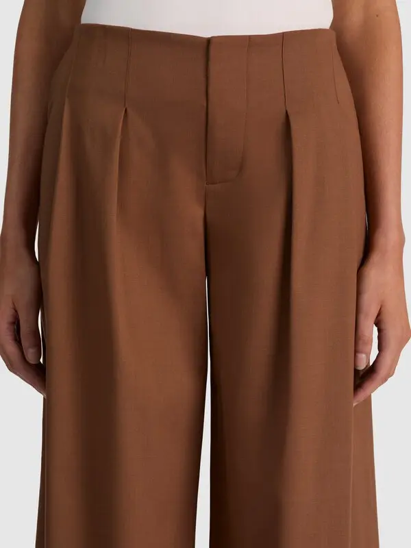 Alice + Olivia Elias Double Pleat Trouser