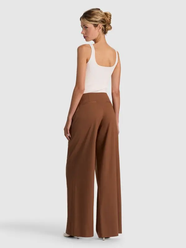Alice + Olivia Elias Double Pleat Trouser