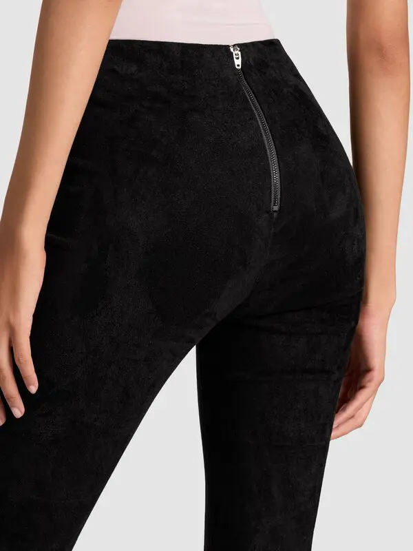 Alice + Olivia Lennox Suede Legging