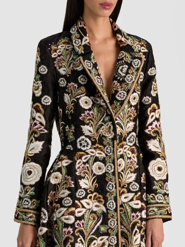 Alice + Olivia Cheshire Embellished Coat