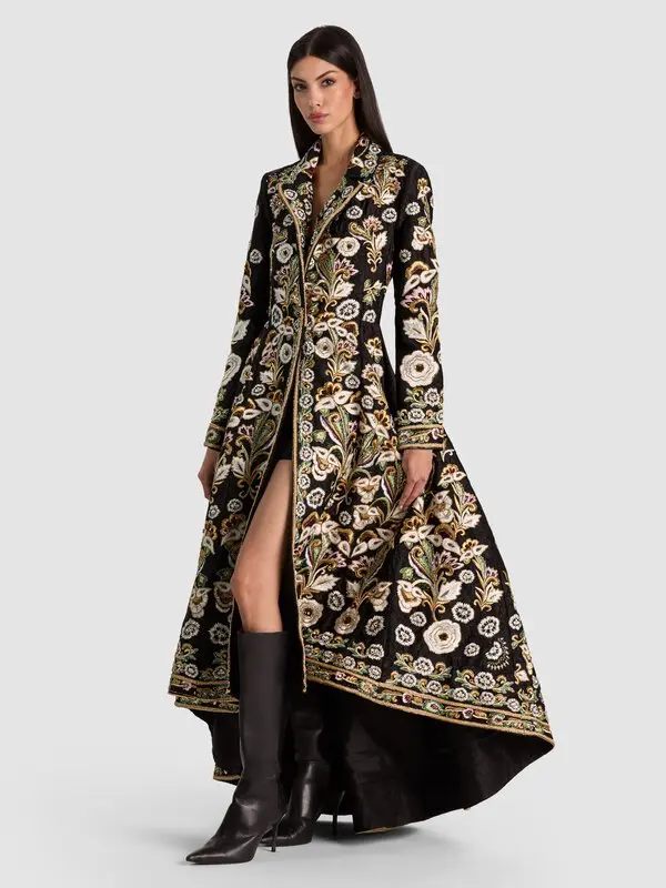 Alice + Olivia Cheshire Embellished Coat