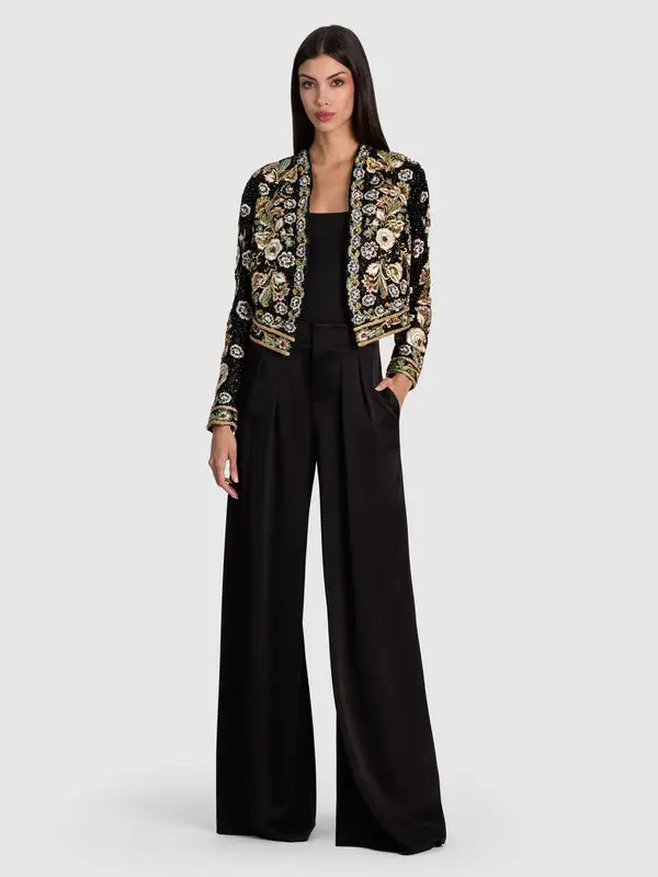Alice + Olivia Harvey Embellished Jacket