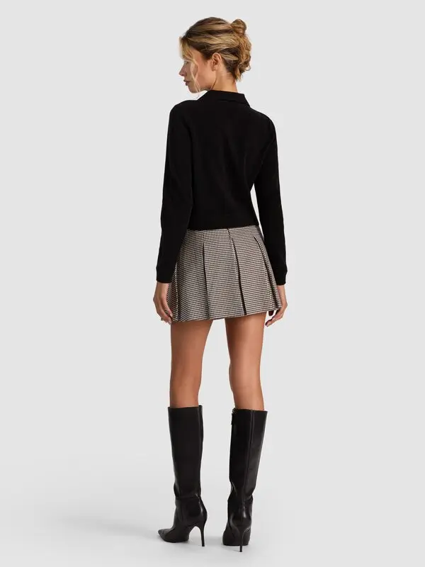 Alice + Olivia Trevor Cashmere Polo