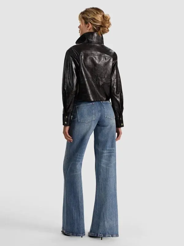 Alice + Olivia James Vegan Funnel Neck Parka