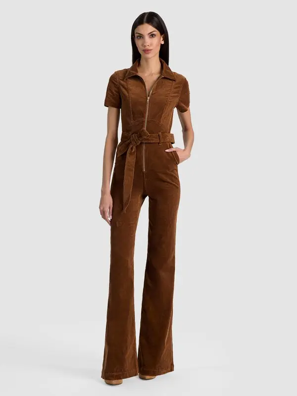 Alice + Olivia Gorgeous Wide Leg Jumpsuit