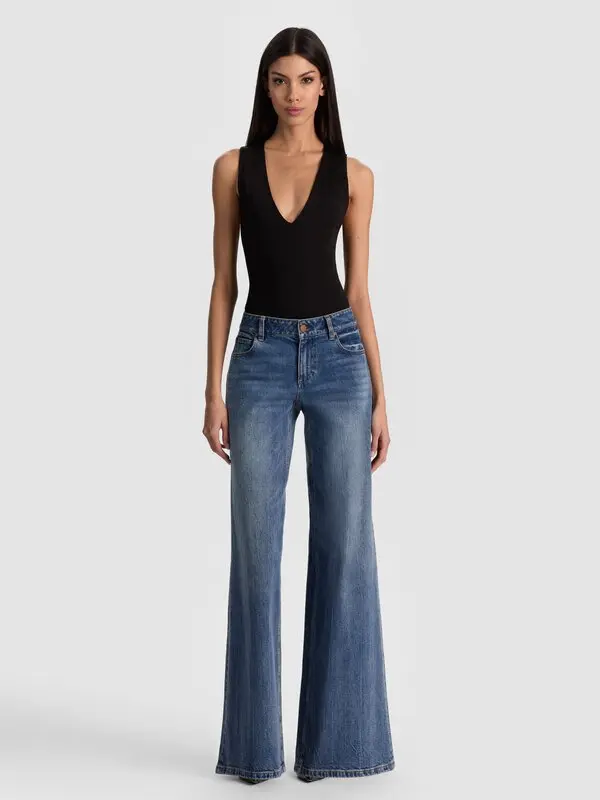 Alice + Olivia Olea Bodysuit - Black