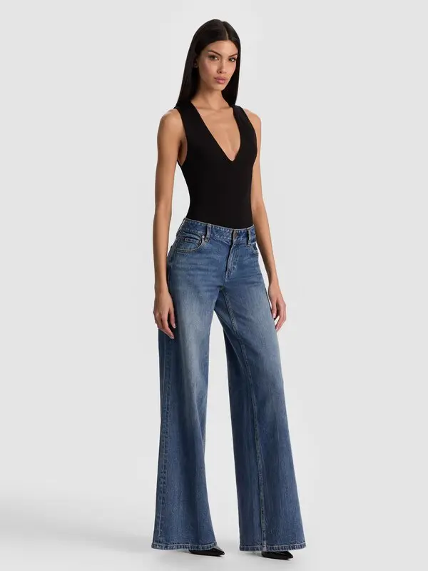 Alice + Olivia Olea Bodysuit - Black