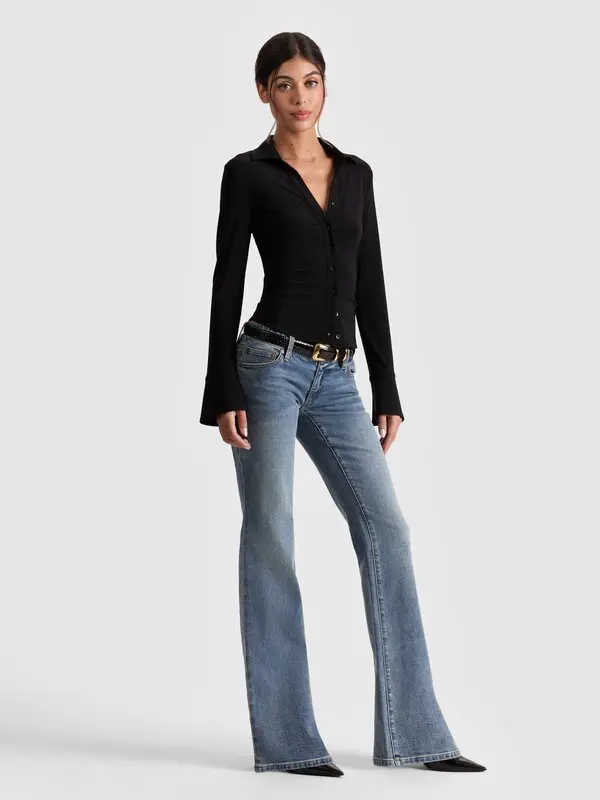 Alice + Olivia Freya Button Down Top