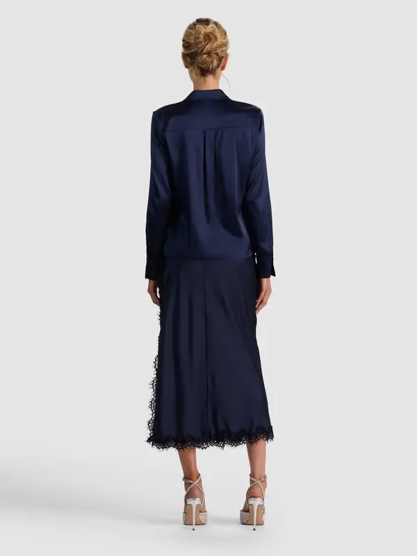 Alice + Olivia Brady Silk Blouse