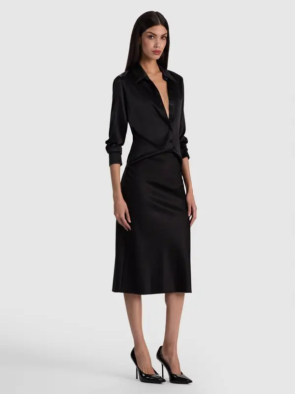 Alice + Olivia Willa Silk Blouse